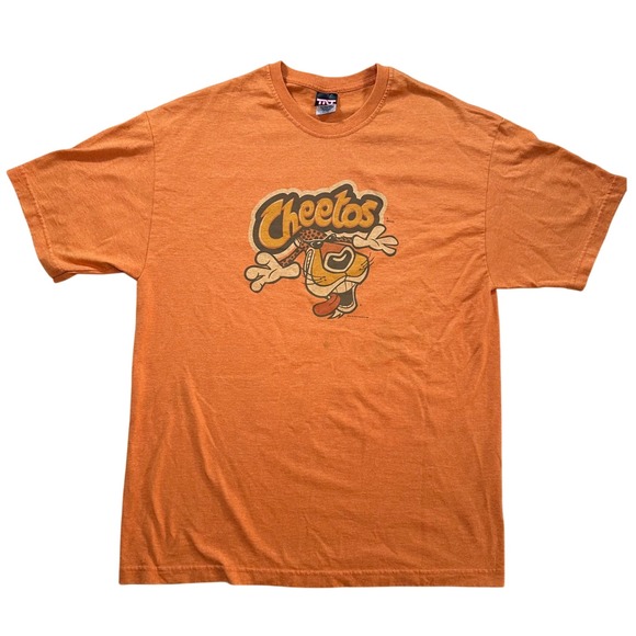 Tnt | Shirts | Vintage Cheetos Chester Cheetah Orange Graphic Tnt Shirt ...